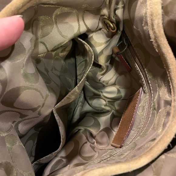 Coach | Bags | Coach Boho Suede Camel Color Purse | Poshmark